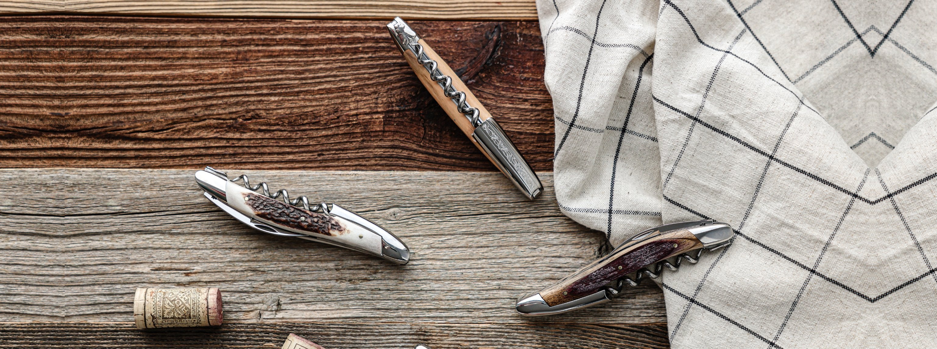 Sommelier knives | Luxury handmade corkscrews | Authentically Laguiole